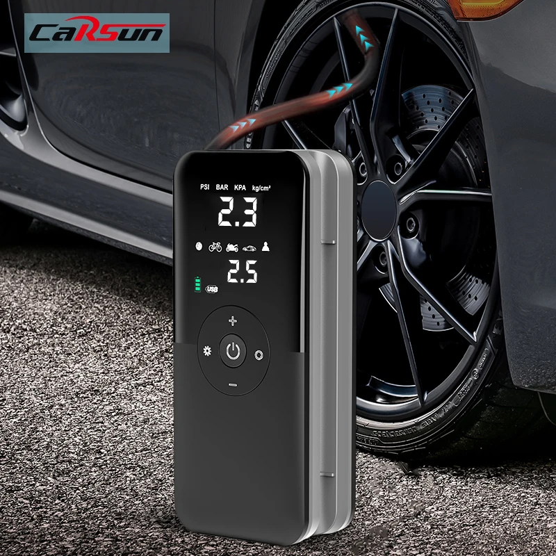 Portable Electric Air Pump Motorcycle Bicycle Tire Air Pump USB Outdoor ...