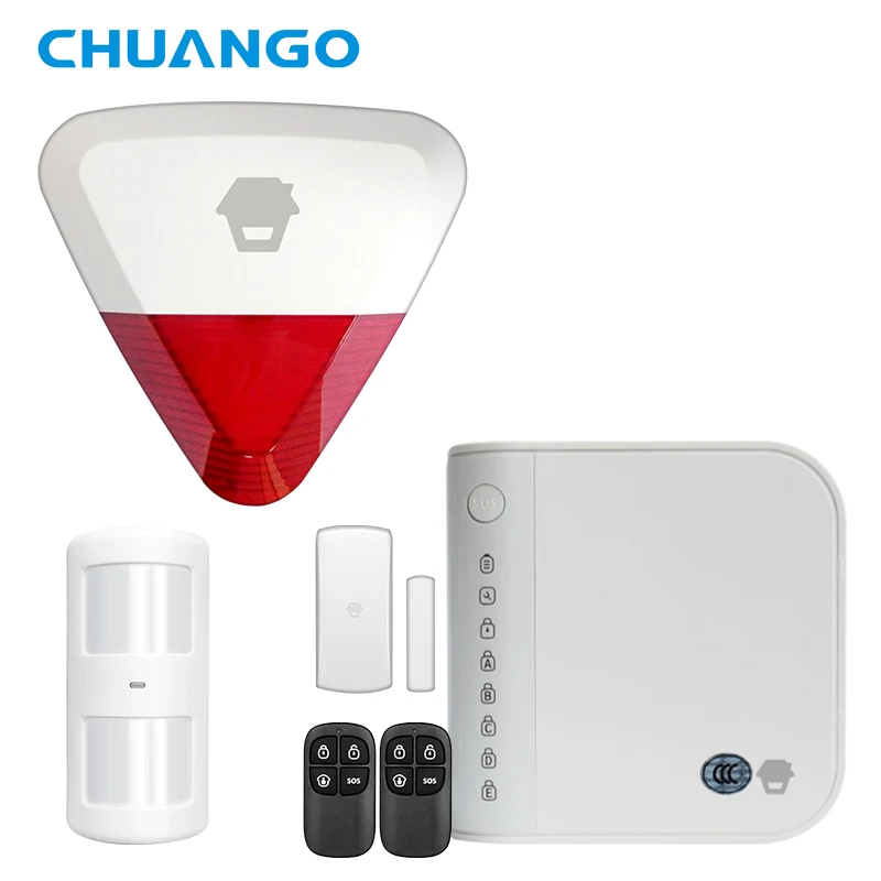 Chuango sistema de alarma PSTN A11 para el hogar, Sensor de movimiento antirrobo con teclado ...