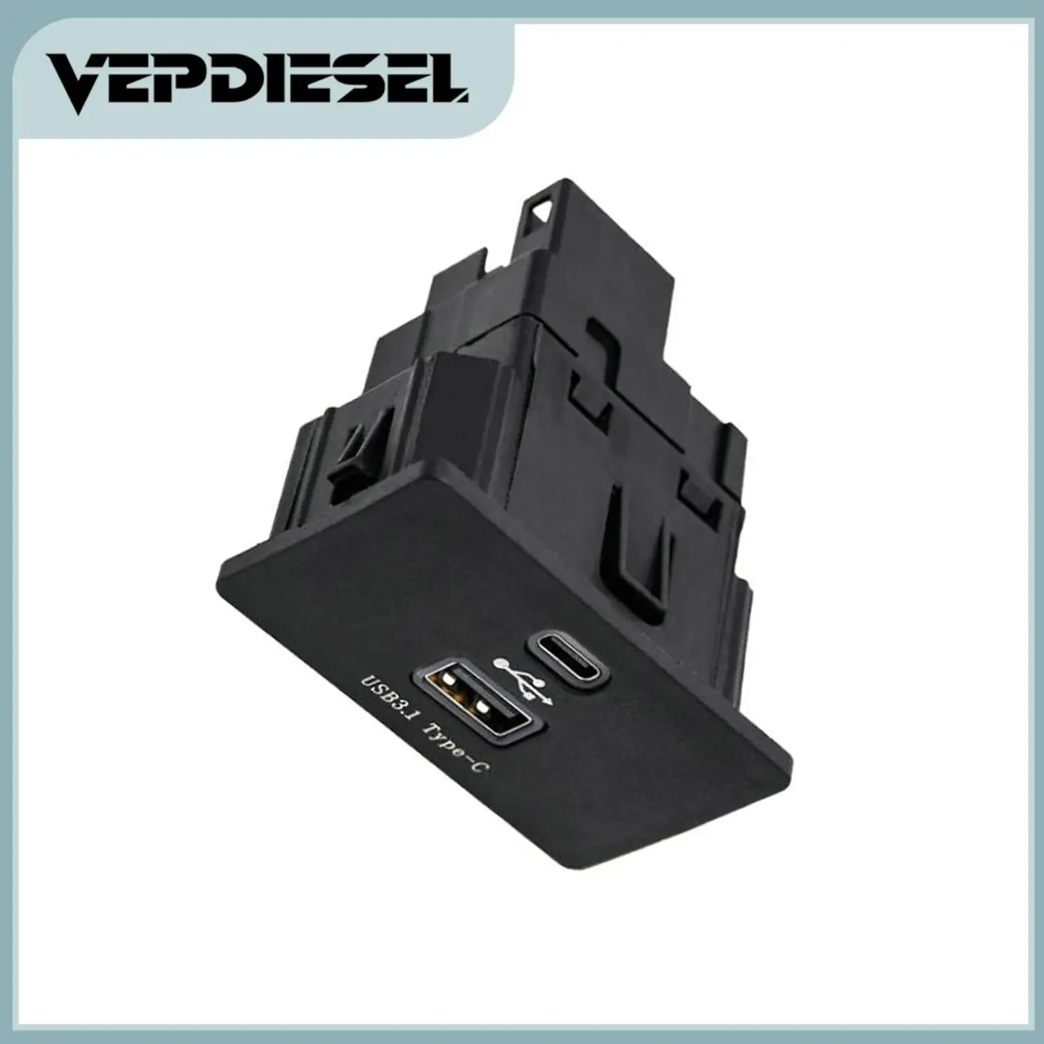 Dual-USB-Interface-Module-Upgrade-Type-C-USB-Interface-For-Ford ...