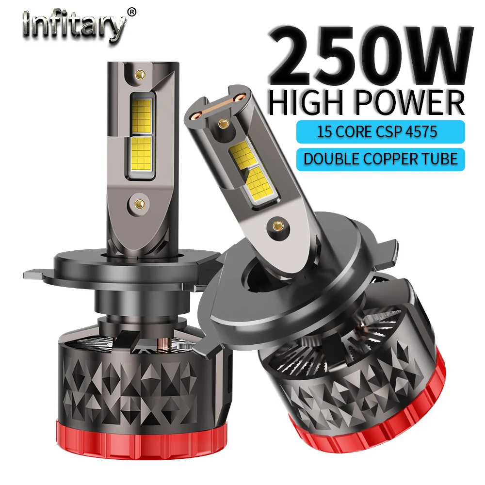 Infitary-H7-H4-LED-Car-Headlight-250W-CANBUS-Lamp-H11-HB3-9005-HB4-9006 ...