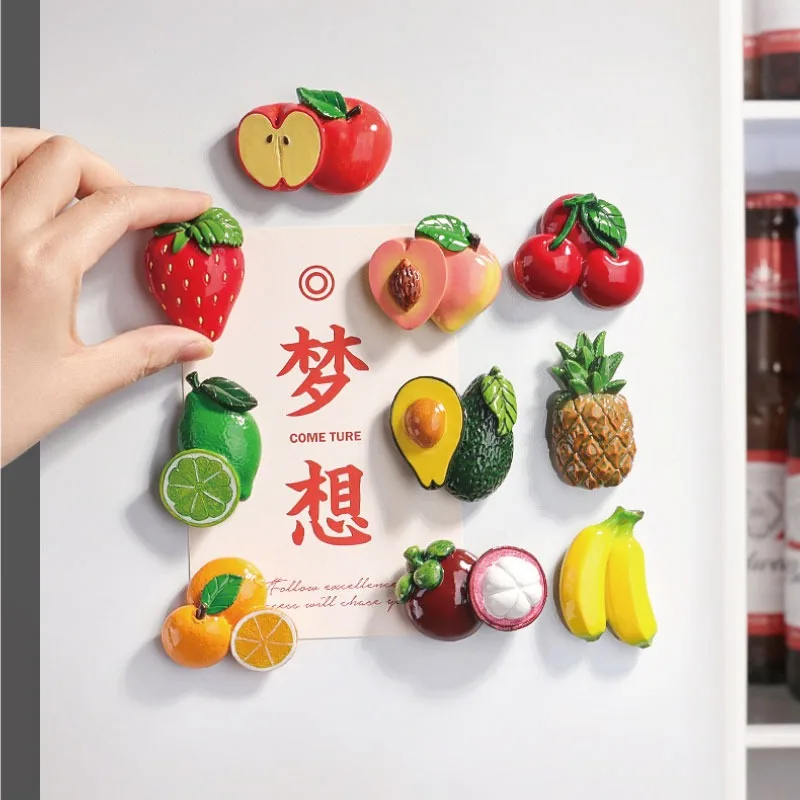 Simulate-Fruits-Fridge-Magnet-Creative-Refrigerator-Magnets-Cartoon ...
