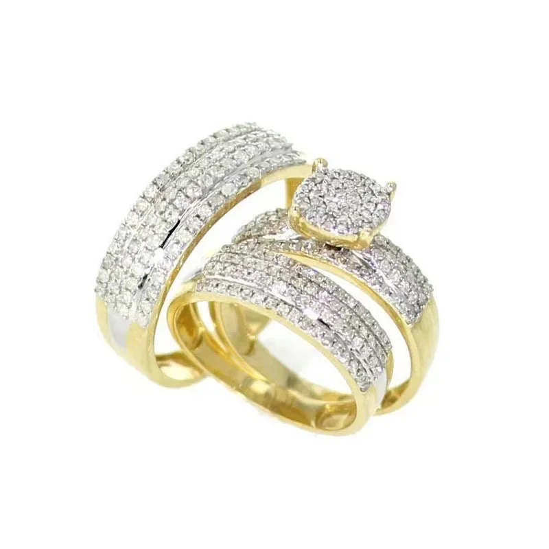 3-or-2-pieces-set-Women-s-simple-ring-set-Luxury-romantic-heart-shaped ...
