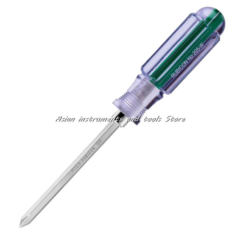 Japan-RUBICON-205-W-imported-dual-use-rainbow-screwdriver-set-cross ...