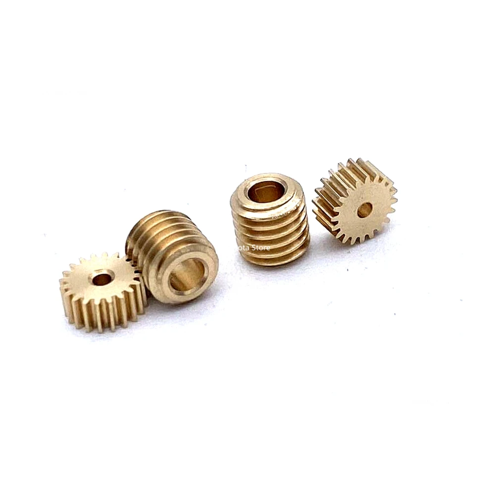 Precision Mini Turbine Worm Gear 0.2M 20/30 Teeth 0.8/1/2/3mm DIY Car ...