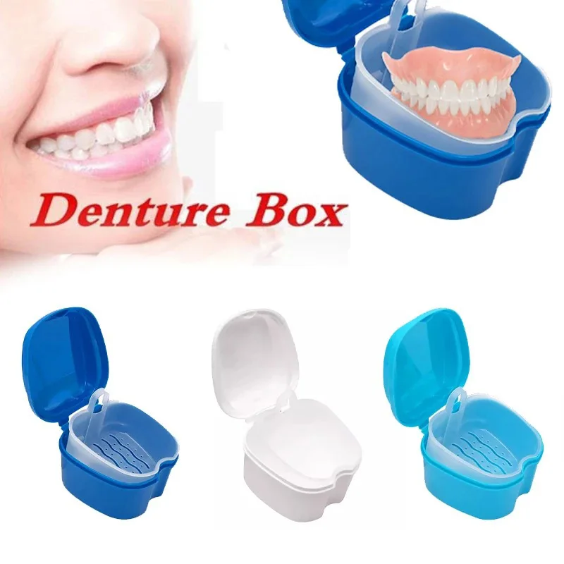 1PC-Oral-Denture-Care-Bath-Box-False-Teeth-Cleaning-Nursing-with ...