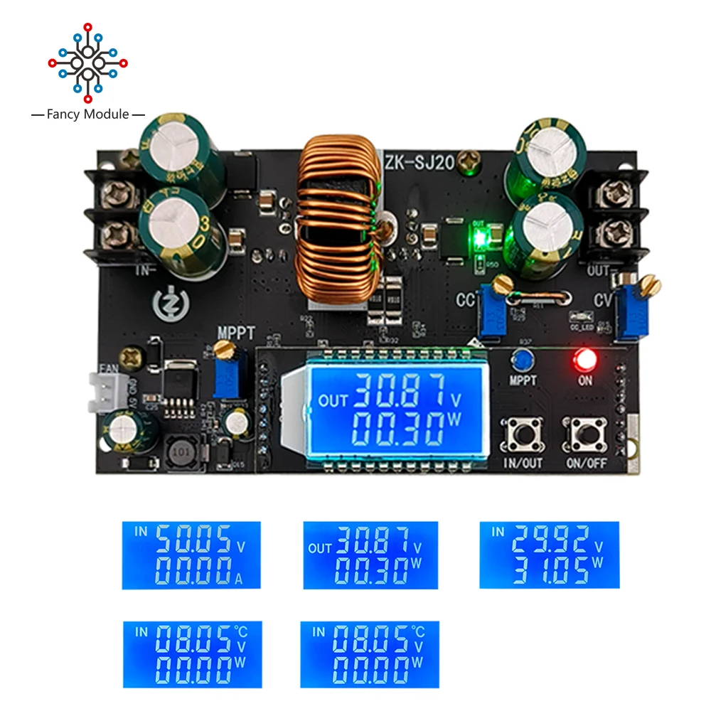 Zk-SJ20-300W-High-Power-Boost-Power-Module-Supports-Solar-MPPT-Input-7V ...