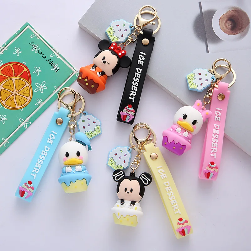 Disney-Cartoon-Mickey-Minnie-Keychain-Anime-Stitch-Doll-Women-Couple ...