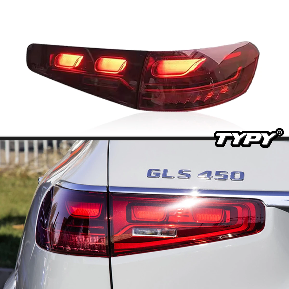 TYPY-New-LED-Tail-Lamp-Upgrade-Modified-Taillight-For-Benz-GLS-X167 ...