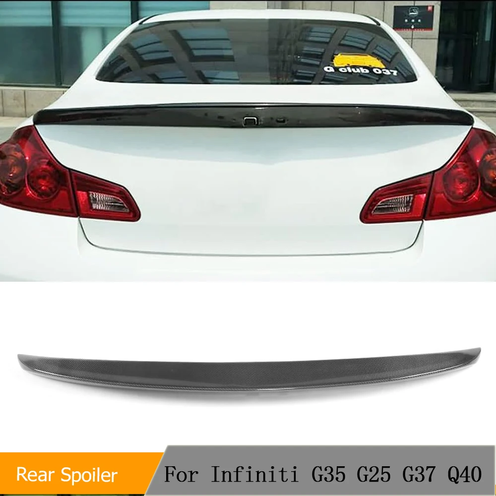 Carbon-Fiber-FRP-Car-Rear-Spoiler-For-Infiniti-G25-G35-G37-Car-4-Door ...