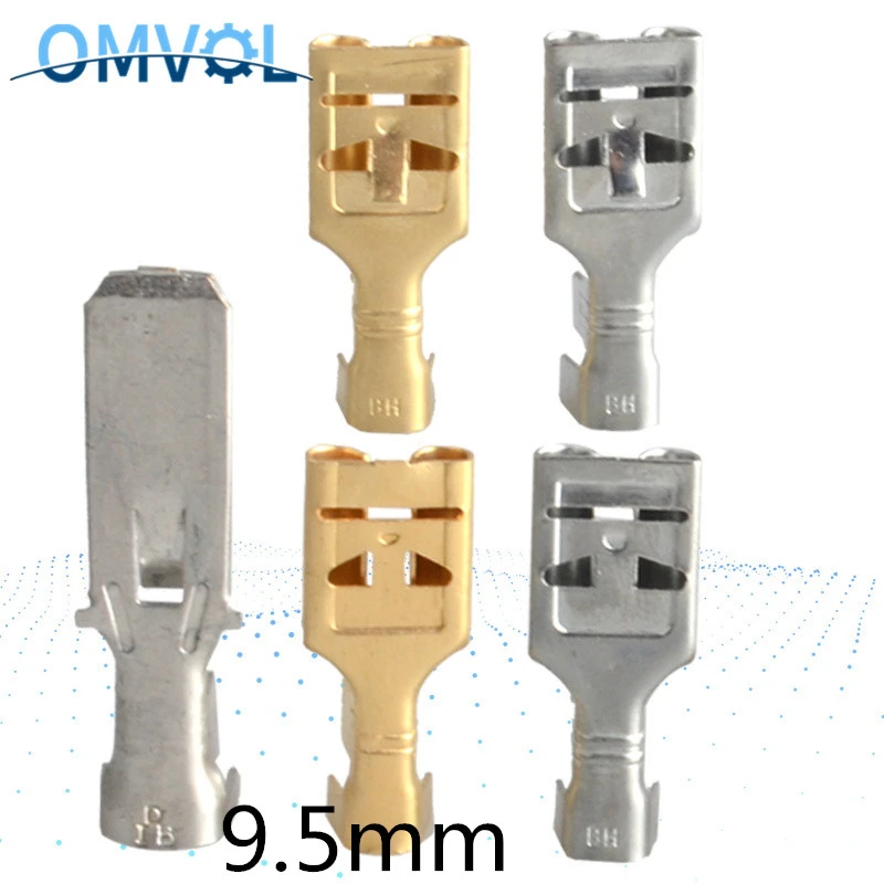 9.5mm Terminal Crimp Female Connector | Connector Electrical 9.5mm ...