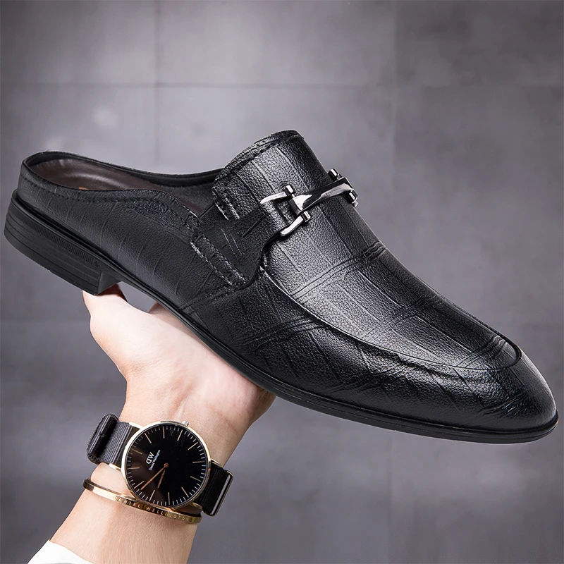 New-Genuine-Leather-Mules-Shoes-Men-s-Half-Shoes-For-Man-Luxury-Brand ...