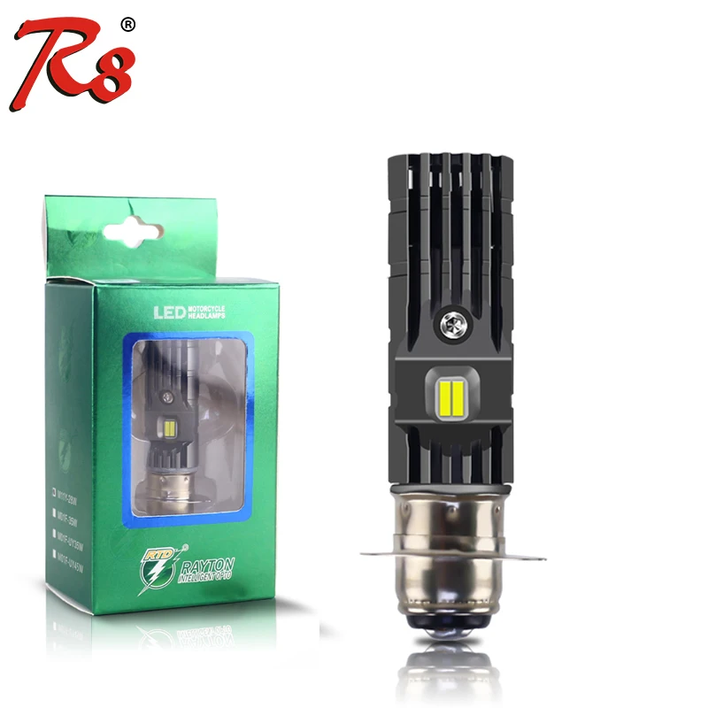 Super-Bright-RTD-M11Y-Motorcycle-P15D-H6-Headlight-LED-Light-Bulbs-Plug ...
