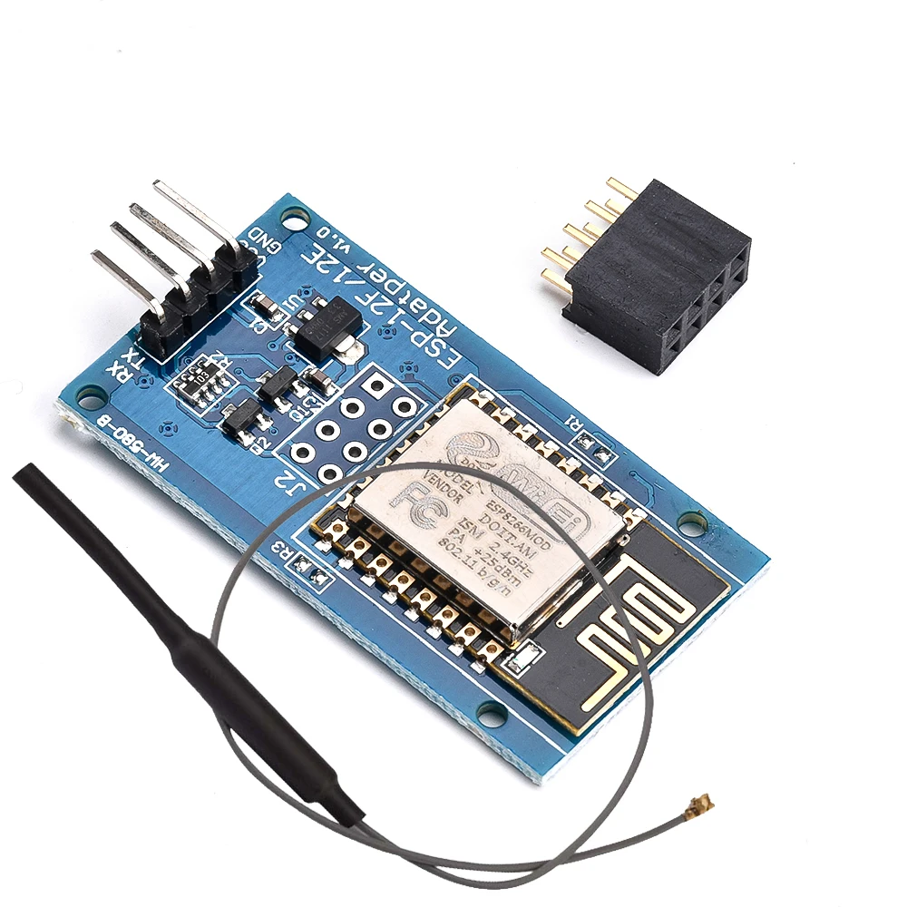 ESP8266-ESP-07-WIFI-Module-V1-0-4-Pin-TTL-Serial-UART-Port-Controller ...
