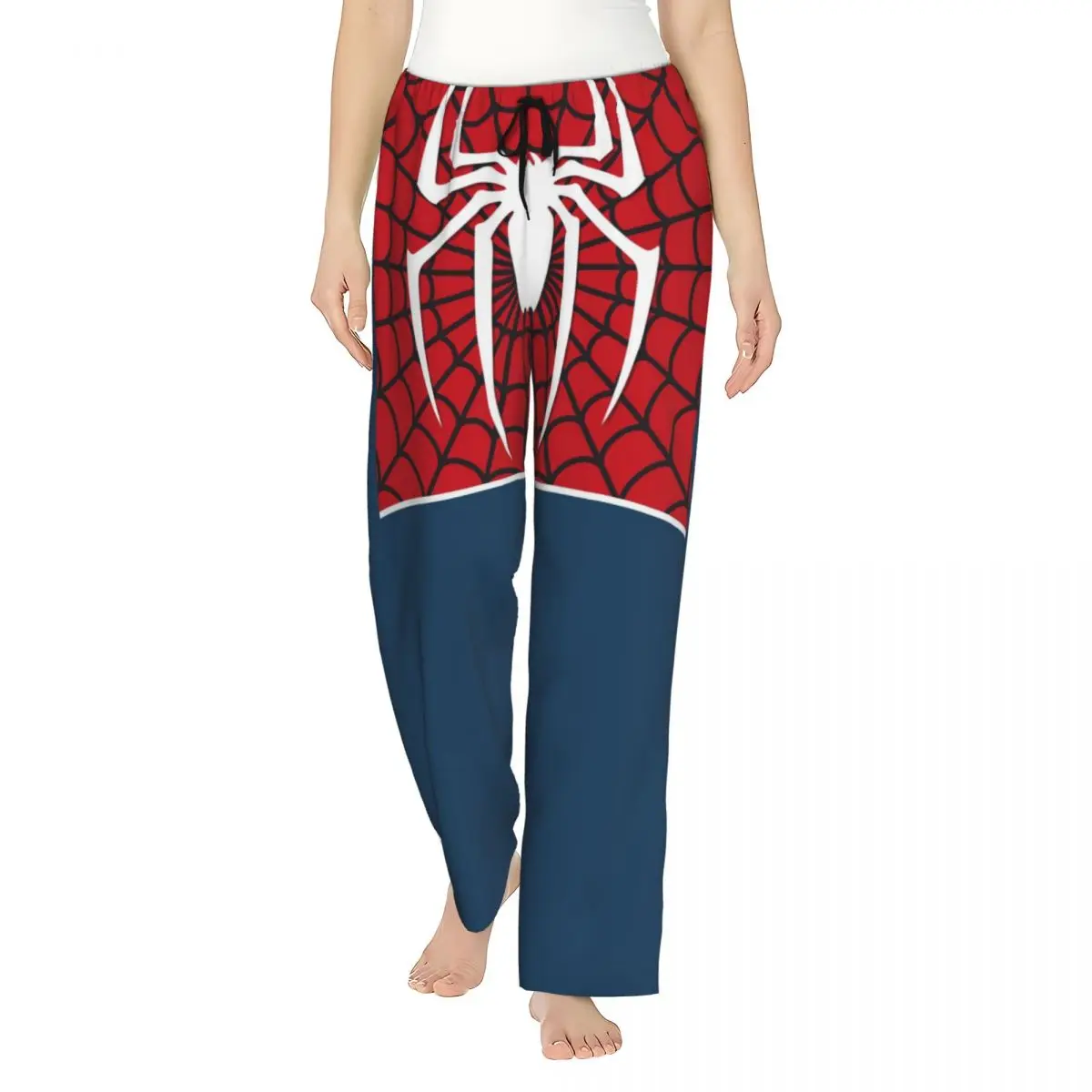 Custom-Printed-Spider-Man-Web-Pajama-Pants-Women-s-Sleep-Sleepwear ...
