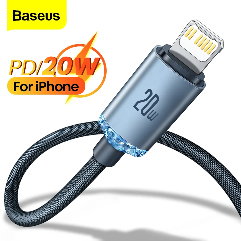 Baseus Usb C Cable For Iphone 13 Pro Max Type C Pd 20w Fast Charging ...