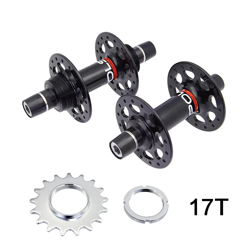 POLSO-20H-24H-32H-Fixed-Gear-Hub-Track-Bike-Aluminum-Alloy-Axle-Cycling ...
