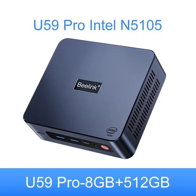 Beelink EQ12/EQ12 Pro Intel 12th N100/N305 U59 Pro Intel 11th N5105 Mini PC Win 11 8G 500G Type ...