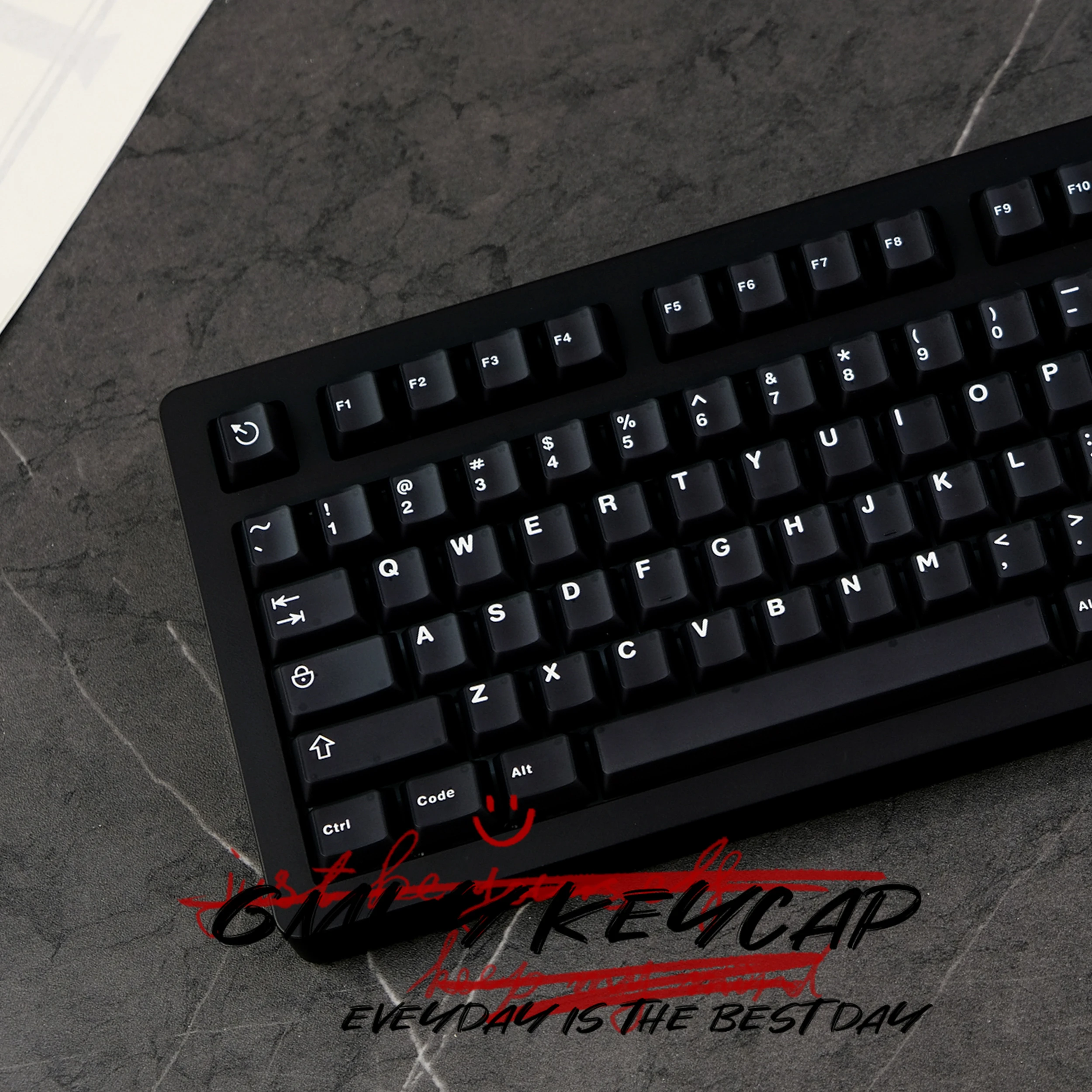 Gmky Wob Red Blue Semitransparent Keycaps Cherry Profile Double Shot ...