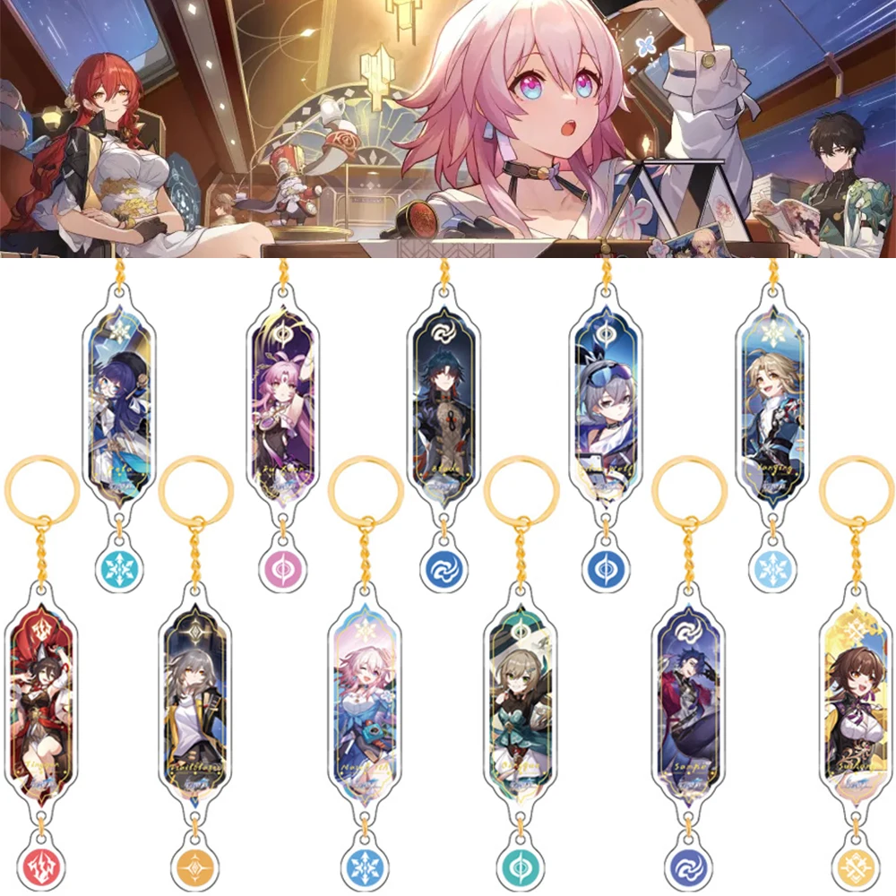 Honkai Star Rail Keychain Clara Seele Asta Marth 7th Danheng Tingyun ...
