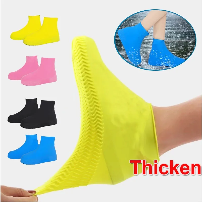 Silicone-Non-Slip-Shoe-Covers-Reusable-Anti-Slip-Waterproof-Wear ...