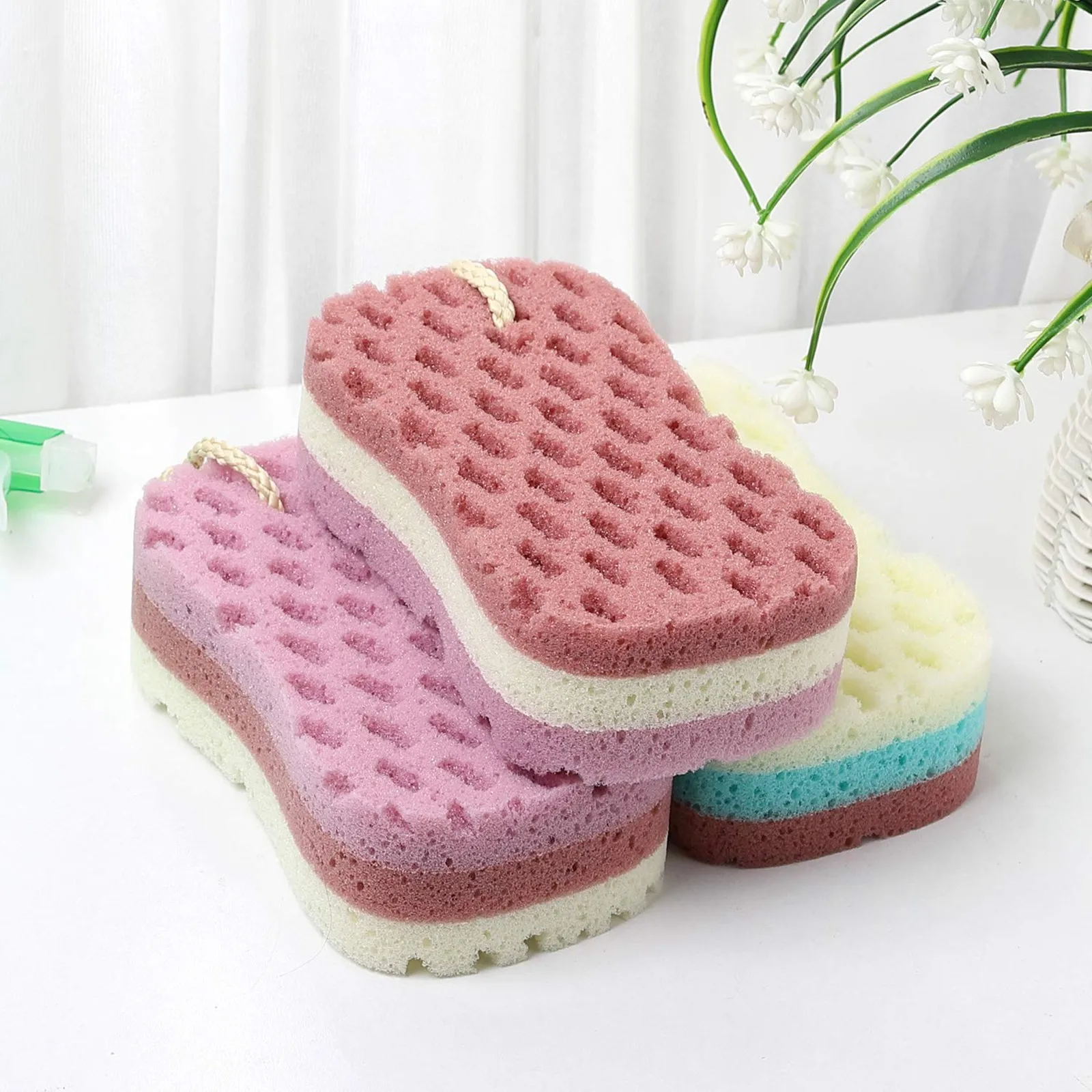Of-Pieces-3-Men-s-Bath-Sponge-Women-Suitable-For-Bath-Large-Brush-Silk ...