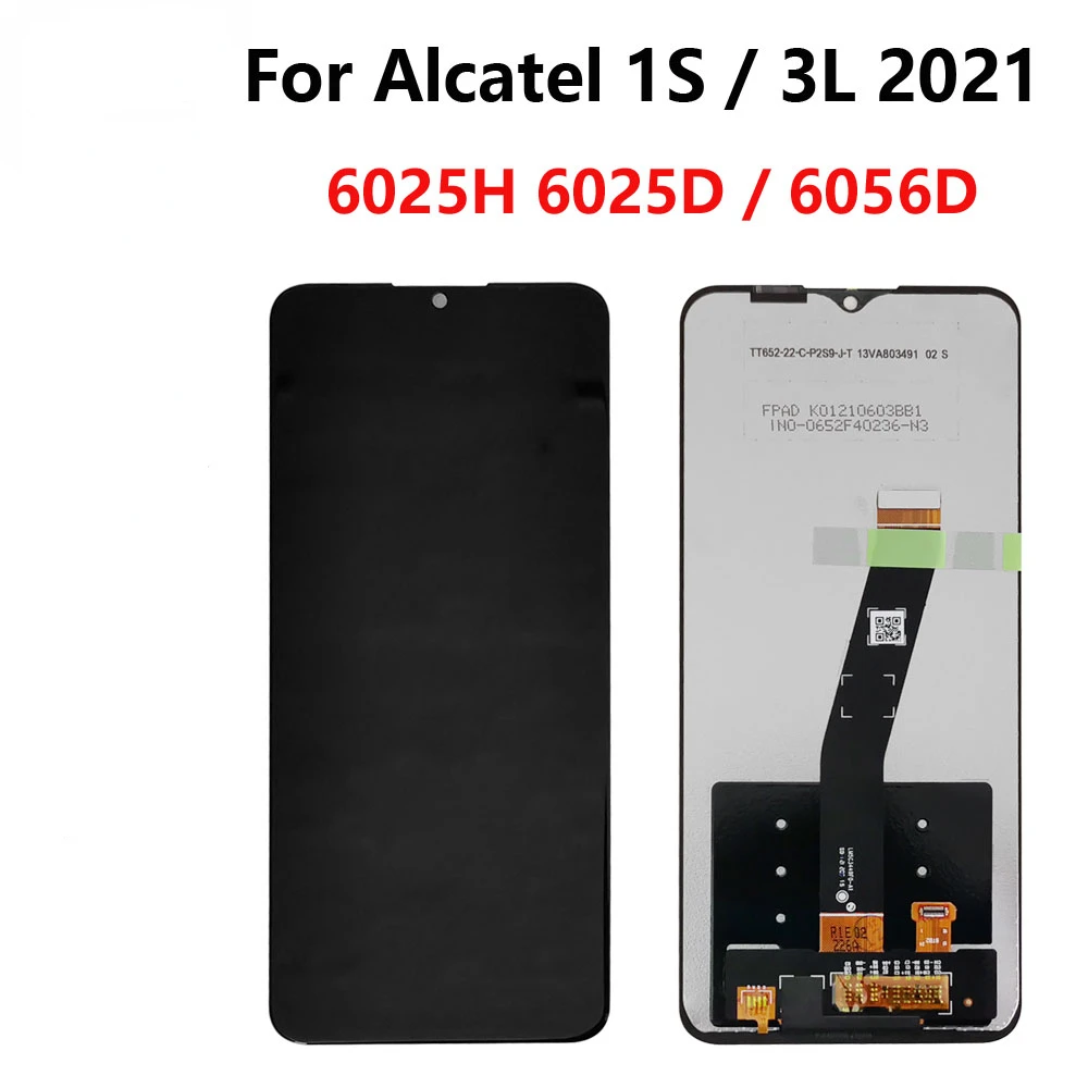 For Alcatel 1S 2021 6025D 6025H LCD Display LCD Display Touch Screen ...
