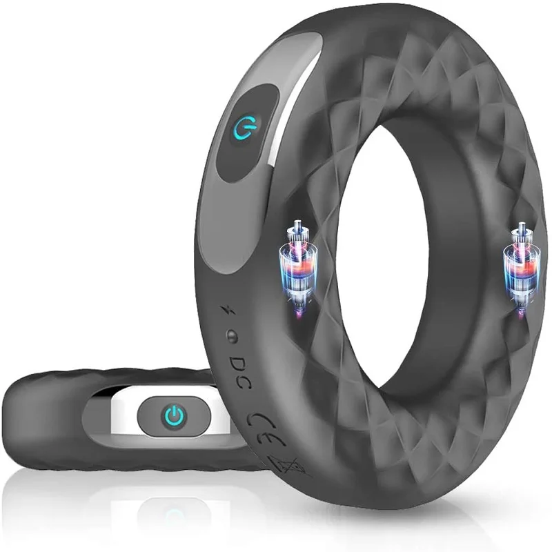 GAINE DE PENIS,A--Anneau de pénis vibrant, masseur de Prostate à 10 ...