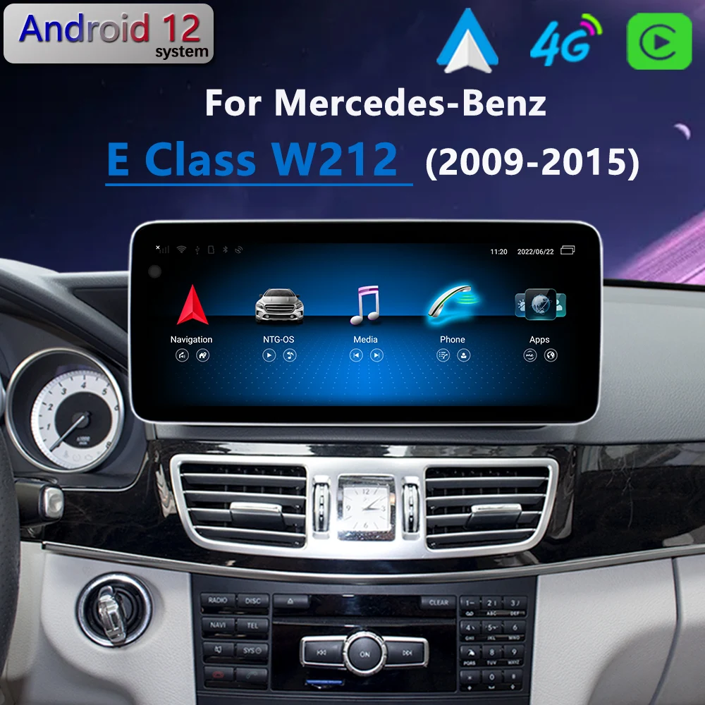 W212 Android11 For Mercedes Benz E Class E300 2013 Gps Navigation ...