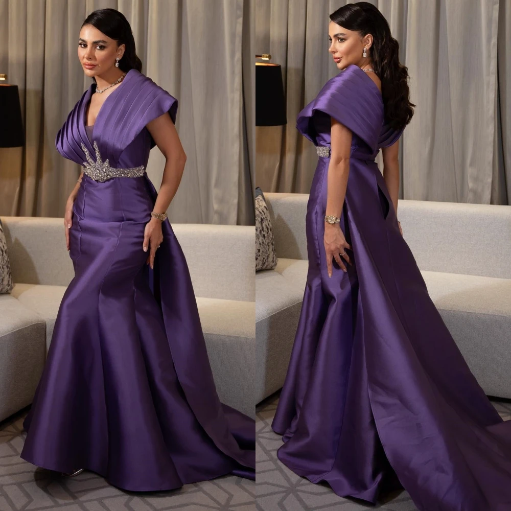 Fashion-Customized-V-neck-Mermaid-Evening-Dress-Formal-Ocassion-Gown ...