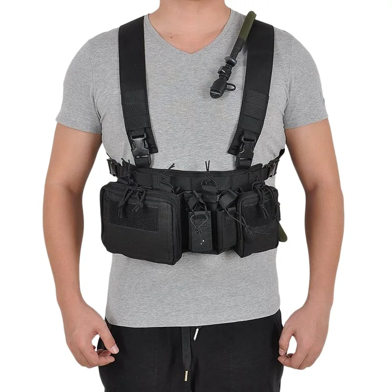 Molle-System-Chest-Rig-Tactical-Vest-CS-Match-Military-Gear-Pack ...