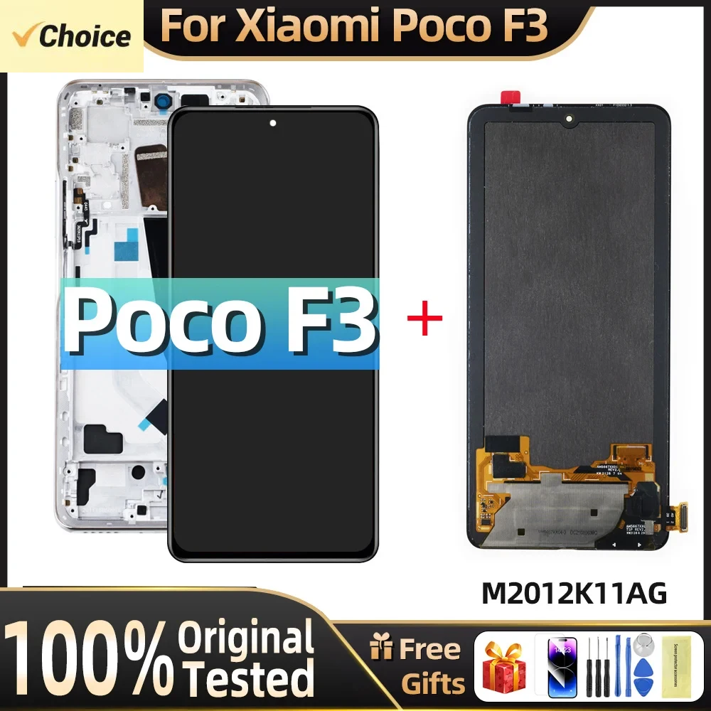 Pantalla-AMOLED-Original-para-Xiaomi-Poco-F3-pantalla-t-ctil-Digital-con-marco-de-repuesto ...