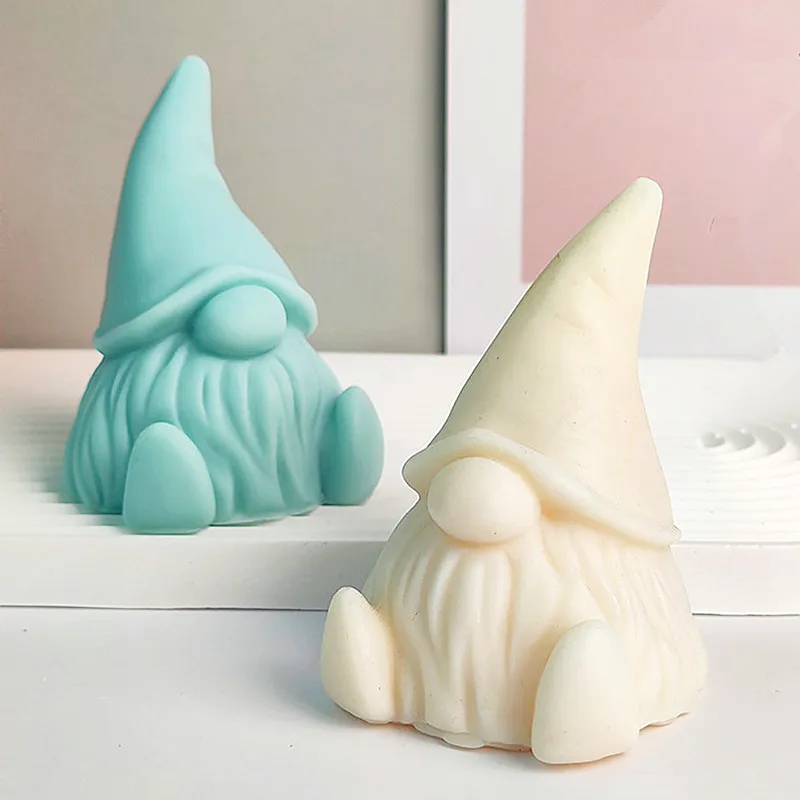 3D-Dwarf-Santa-Candle-Mold-DIY-Epoxy-Mould-Handmade-Candles-Aroma-Wax ...