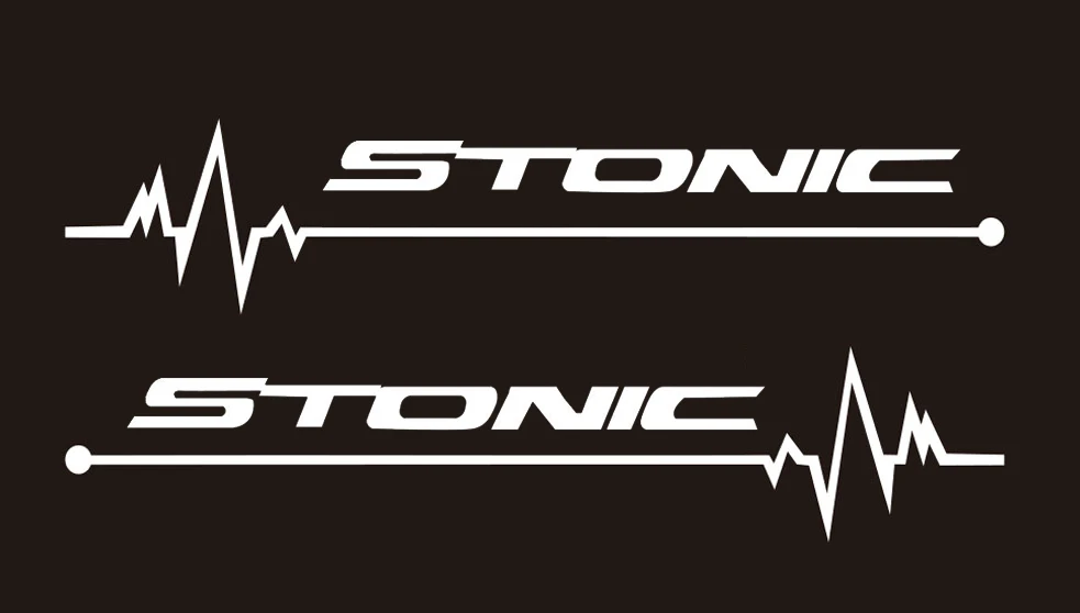 Letter-Stonic-car-sticker-black-and-white-silhouette-car-rearview ...