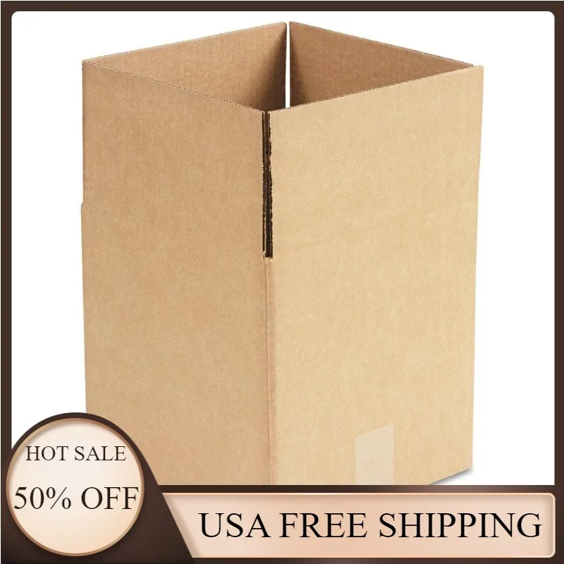 General-Supply-Cubed-Fixed-Depth-Shipping-Boxes-Brown-Corrugated-25-per ...