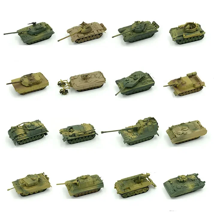 1/72 4D Plastic Assemble Tank Kits World War II Model Puzzle Assembling ...