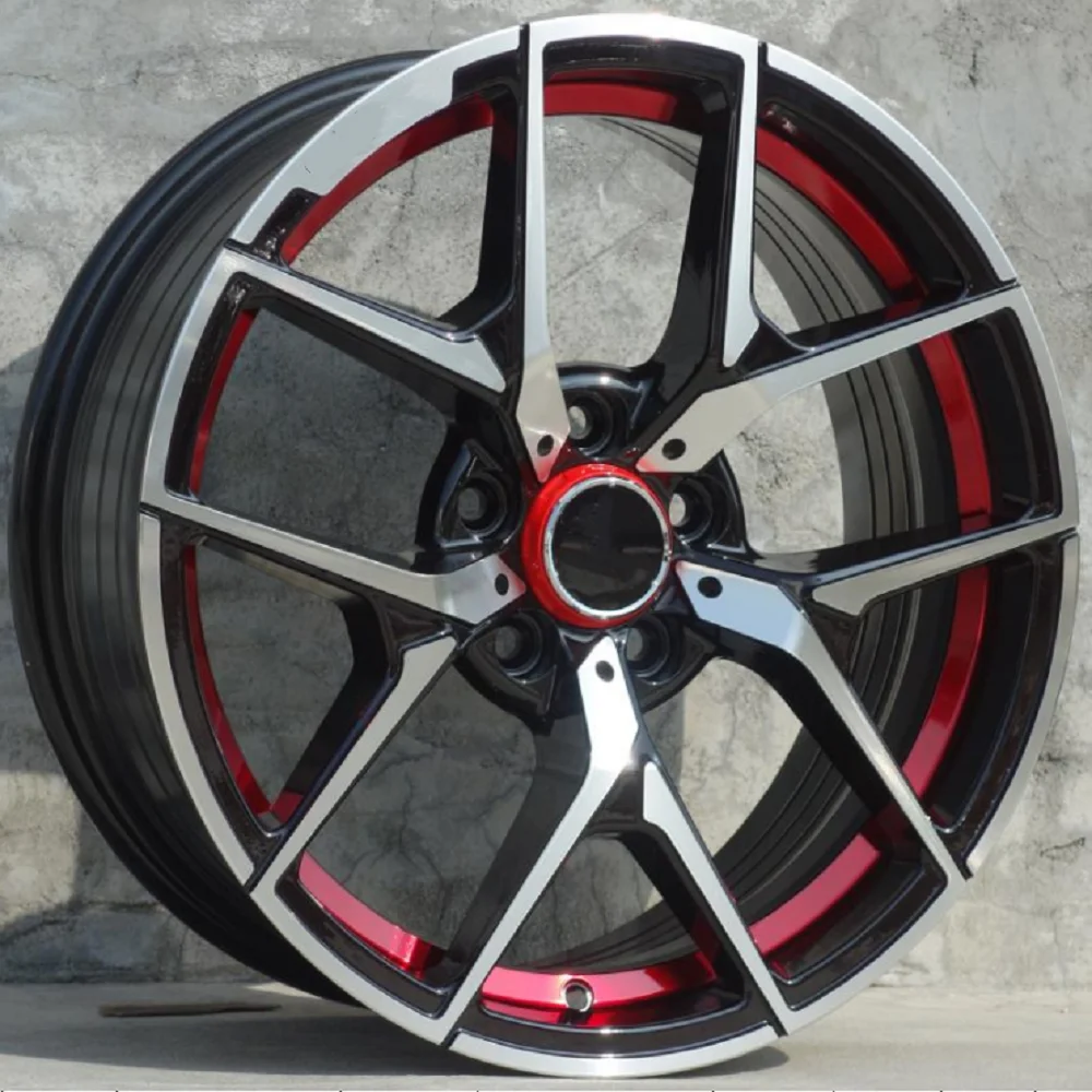 New Red Line Nice 18 Inch 18x8.0 18x9.0 5x112 Car Alloy Wheel Rims Fit ...