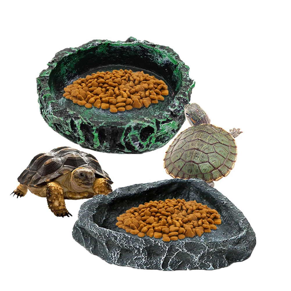Reptile-Water-Dish-Reptile-Water-And-Food-Bowls-Utility-Feeding-Dish ...