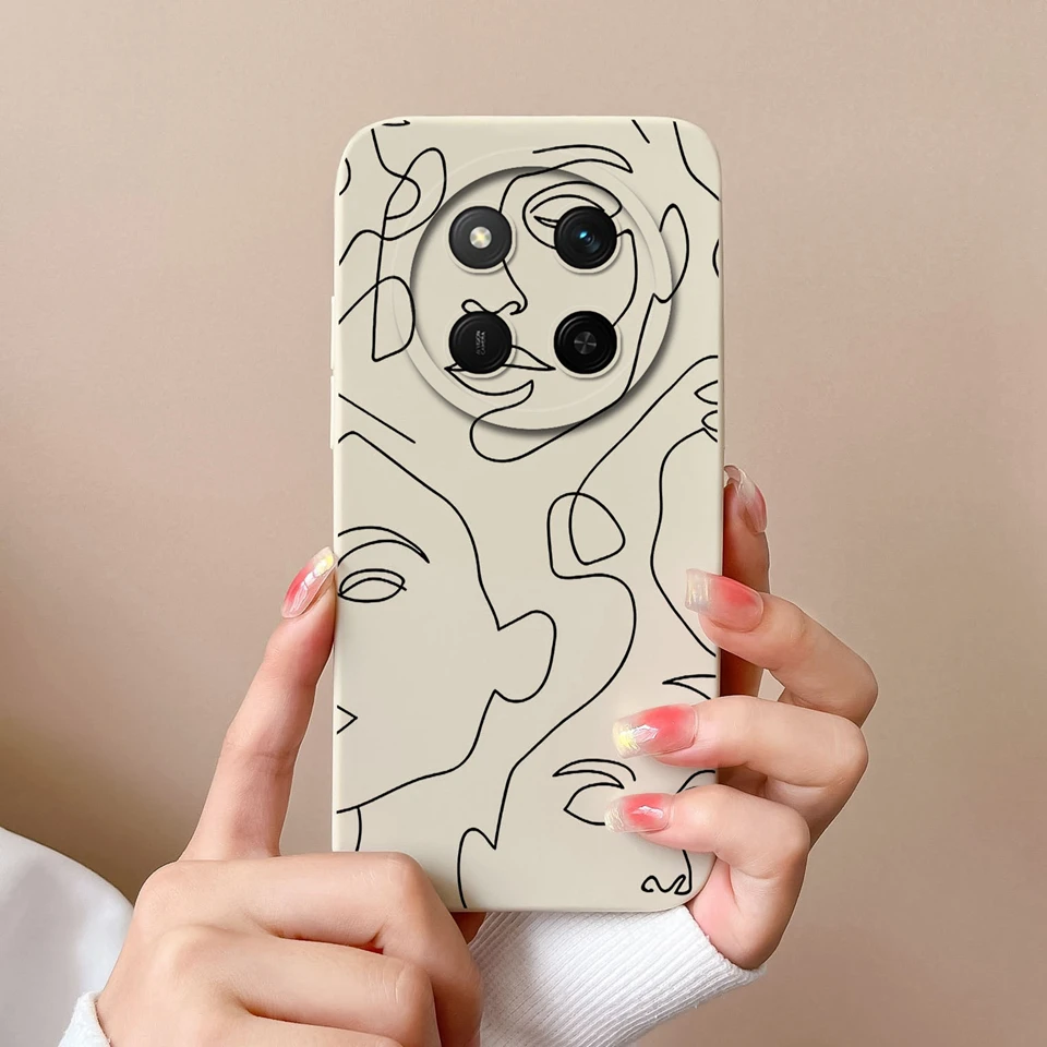 Чехол для Huawei Honor X9C X9C Smart Love Heart Gesture Expression Anti ...