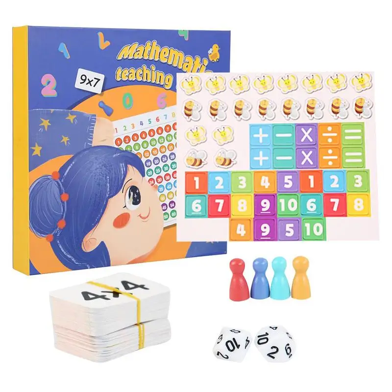 Kids-Multiplication-Game-Board-Magnetic-Learning-Games-Math-Toys ...