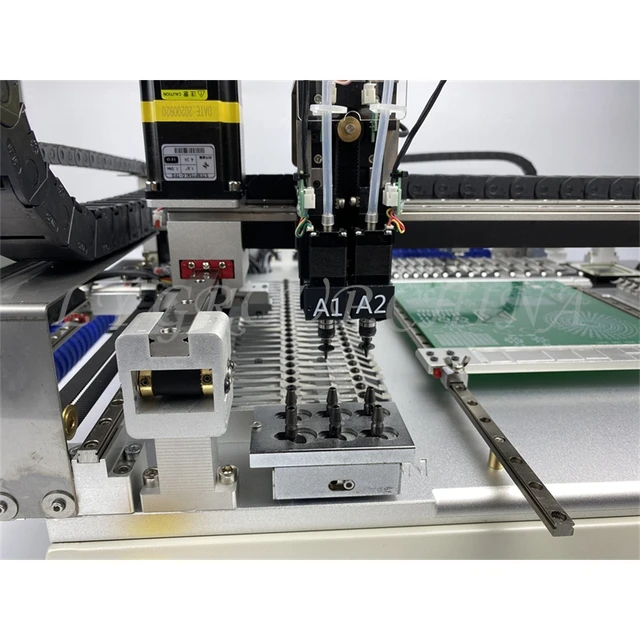 D600Plus Automatic Smt Pick And Place Machine 2 Heads Chips Mounter Pcb Make A Led -Es ...