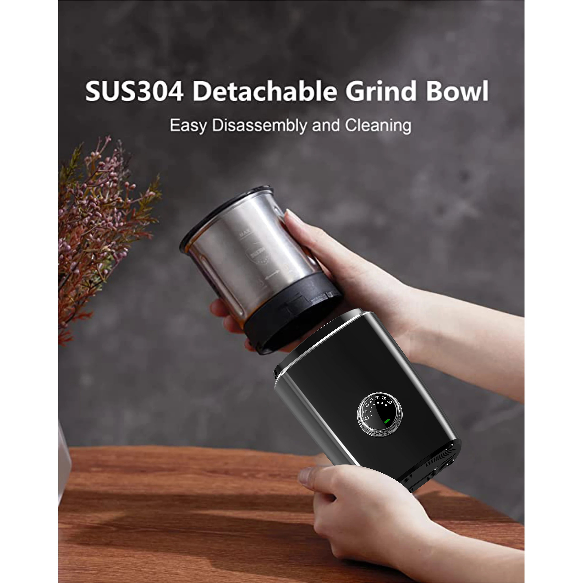 Coffee-Grinder-Electric-Spice-Mill-Portable-Handheld-Herb-Crusher ...