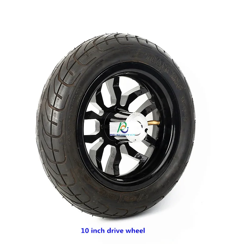10 Inch Air Tire Drive Wheel aluminum alloy for wheelchair robot motors ...
