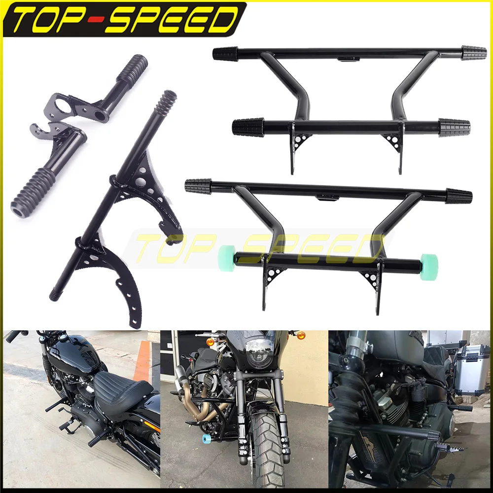 1-1-4-Motorcycle-Guard-Crash-Bar-For-Harley-Softail-Street-114-FXBBS ...