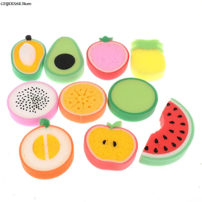 Cute-Bath-Sponge-Fruit-Shaped-Body-Cleaning-Sponge-Cartoon-Bath-Sponge ...