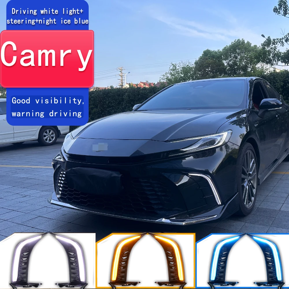 Car-LED-Front-Bumper-Daytime-Running-Light-DRL-For-Toyota-Camry-SE-XSE ...