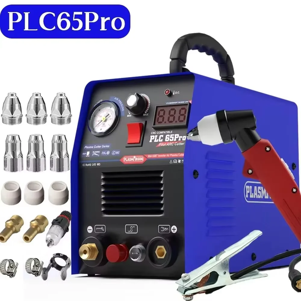 PLASMARGON Air Plasma Cutter 65Pro Pilot Arc CNC Plasma Cutting Machine ...