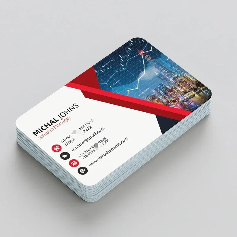 1000PCS Personalized Business Cards PVC Plastic card Free Custom LOGO ...