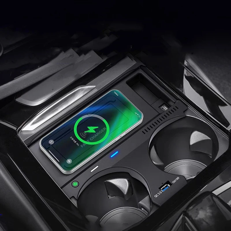 Car-fast-wireless-charging-holder-15w-car-charger-mobile-phone-charger ...