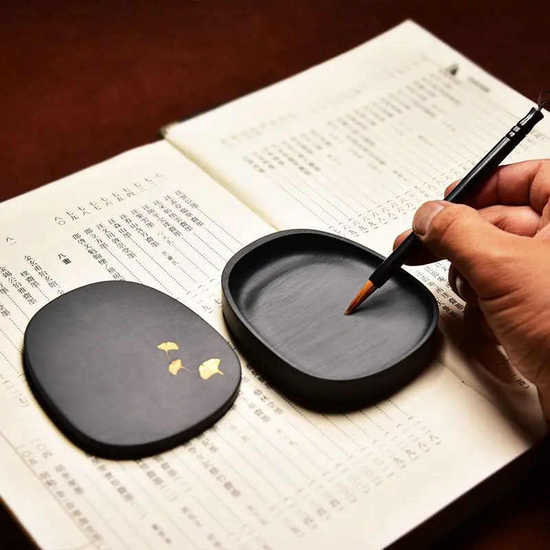 Original Apricot Cloud Inkstone Original Stone Creative Writing Brush ...