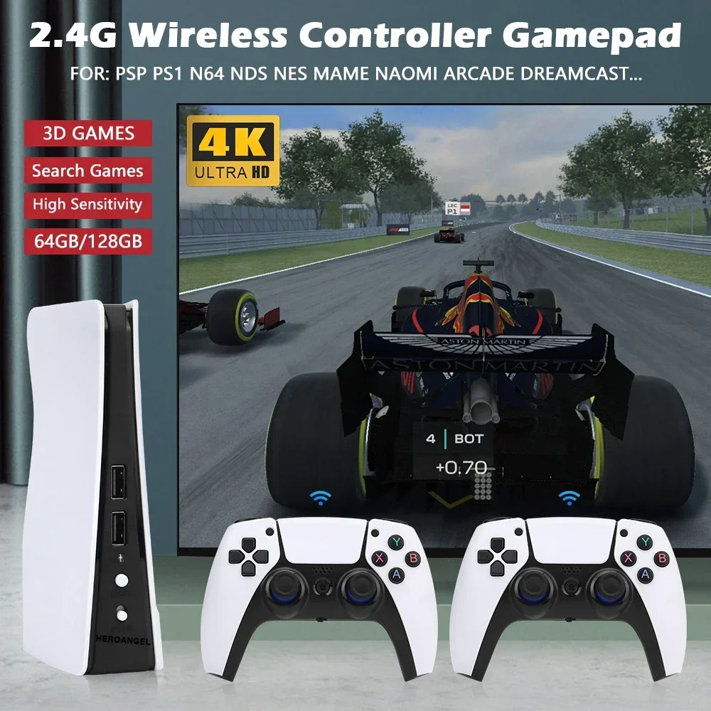 NEW GB5 Video Game Console 64GB/128GB 40000 Free Games HD TV Game Box ...